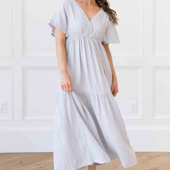 cozy earth | Dresses | Cozy Earth Boardwalk Breeze Dress In Sky | Poshmark
